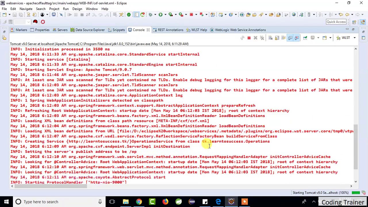 Web Services Hello World Example With CXF – A Guide